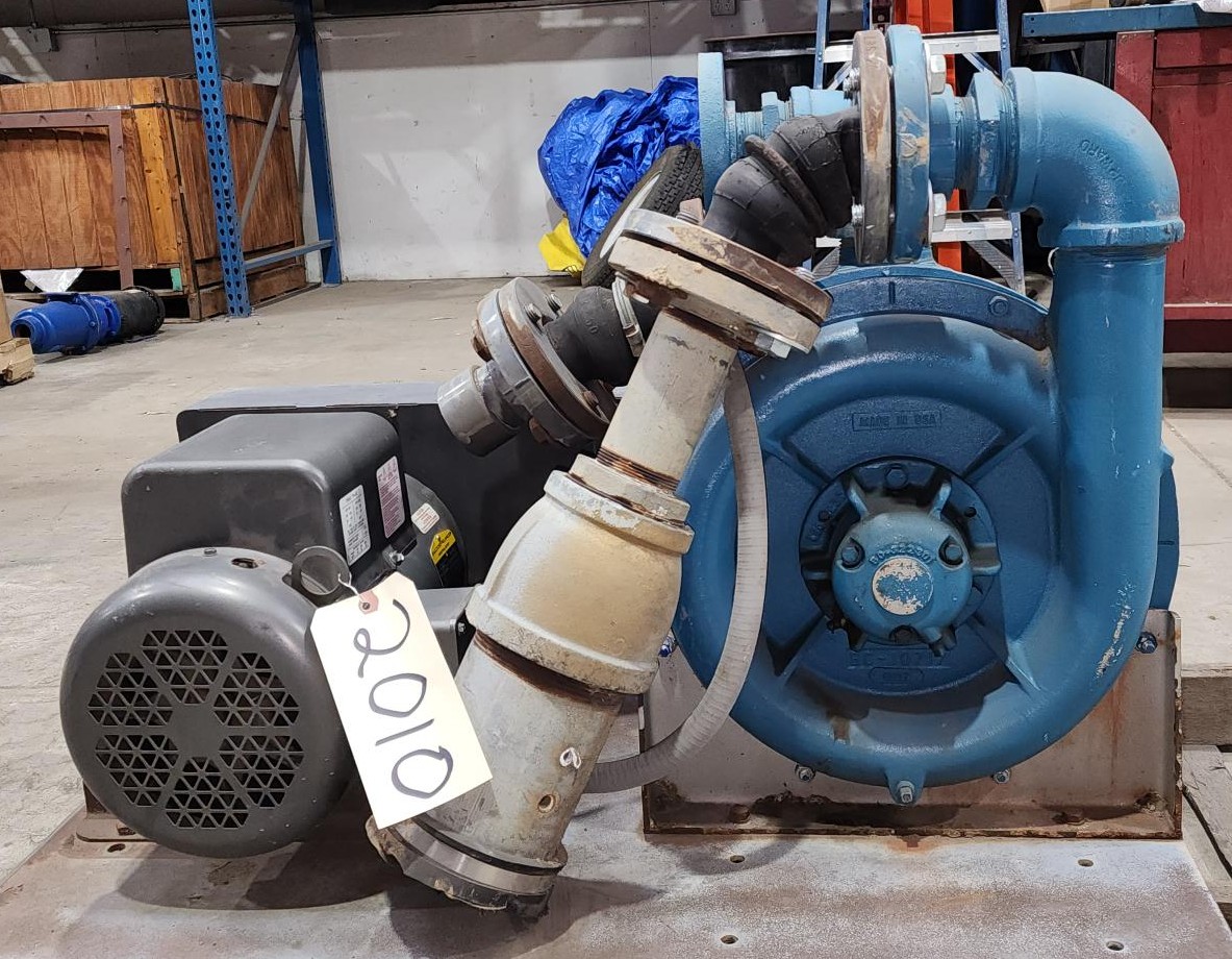 Used Hoffman Lamson Blower Skid, 5HP, 1-Phase, 230V TEFC Motor | Enviro ...