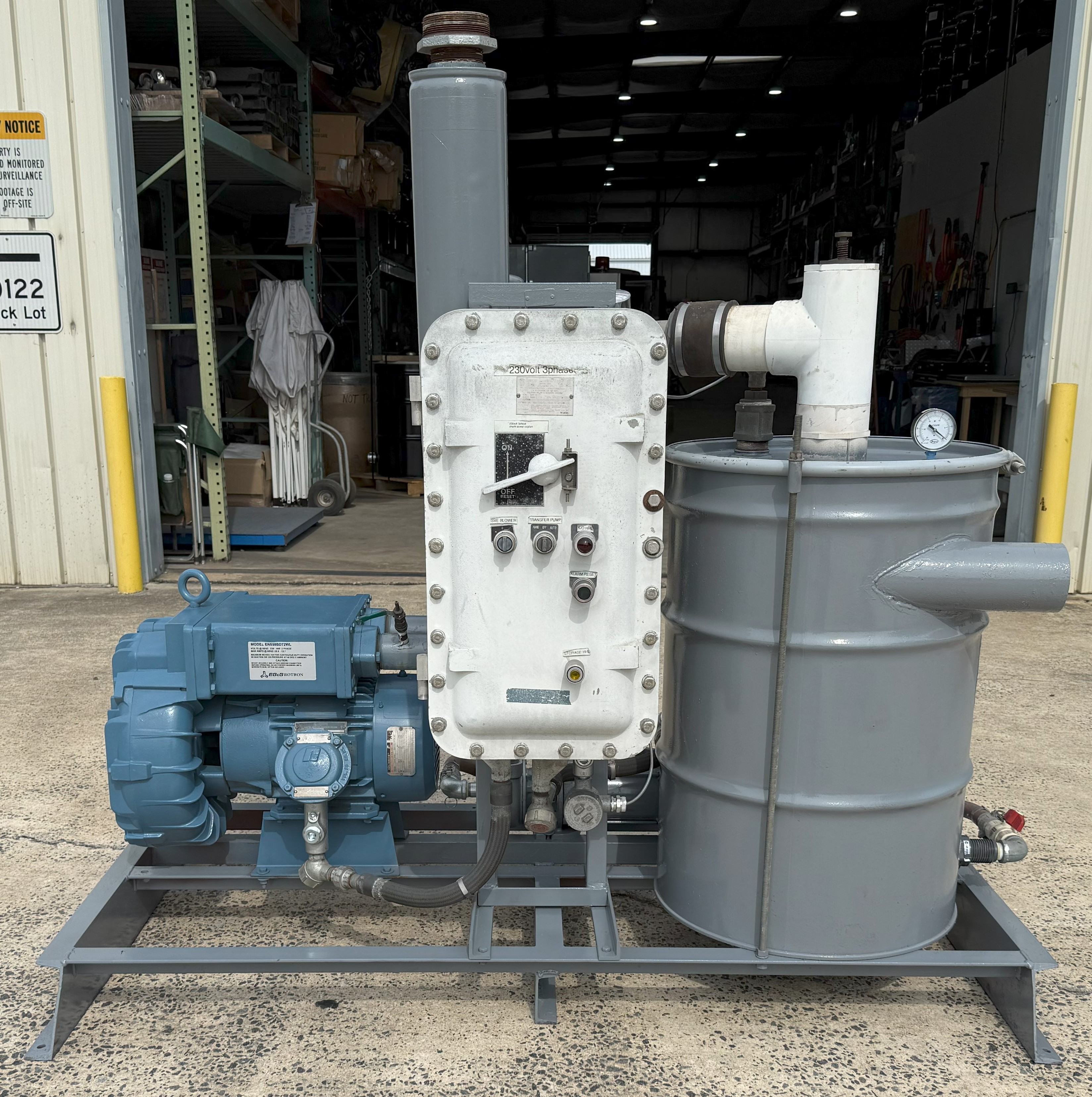 Used Rotron EN858BD72ML Regenerative Blower. 230V-460V, 3-Phase, 10HP ...