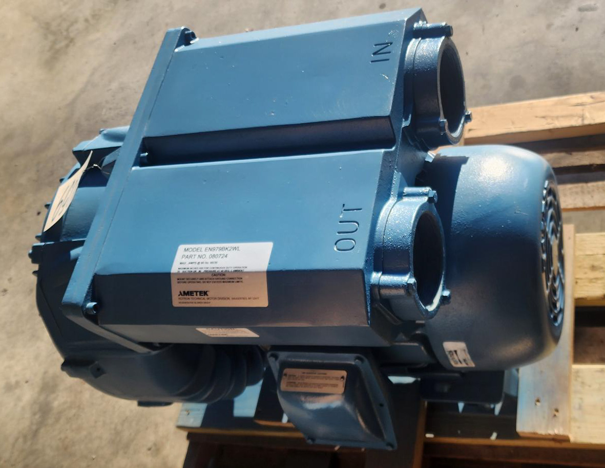 USED Rotron EN979BK72WL,20 HP, 208-230/460V, 3-Ph Explosion Proof Motor ...