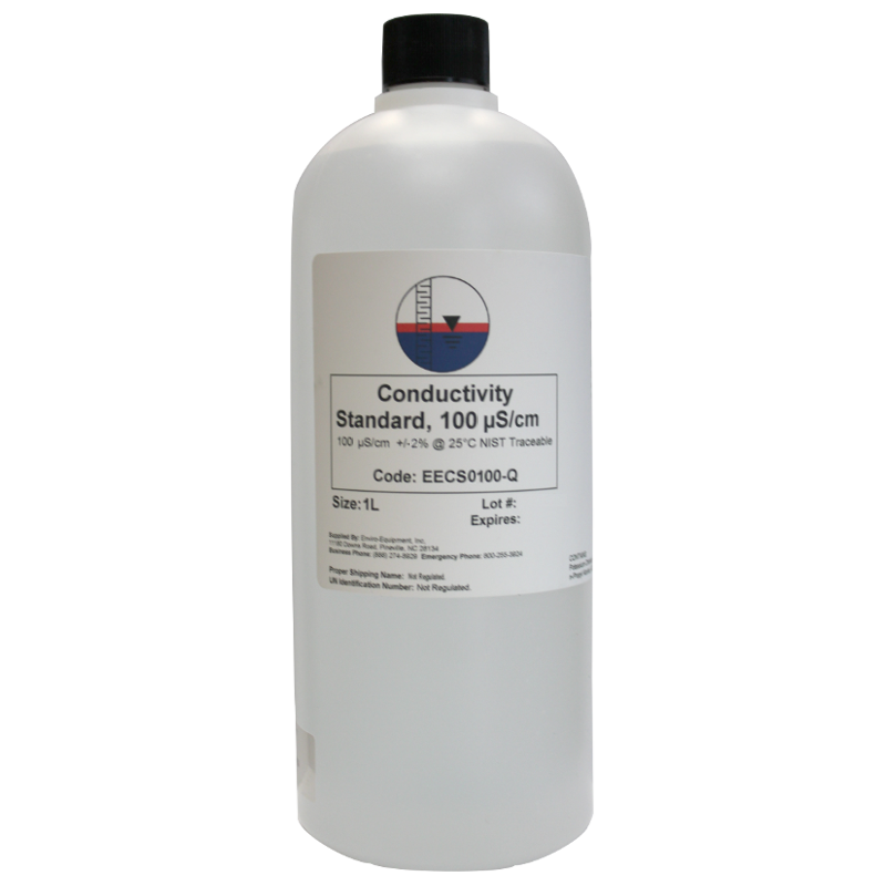100 µS/cm Conductivity Solution | Enviro-Equipment, Inc.